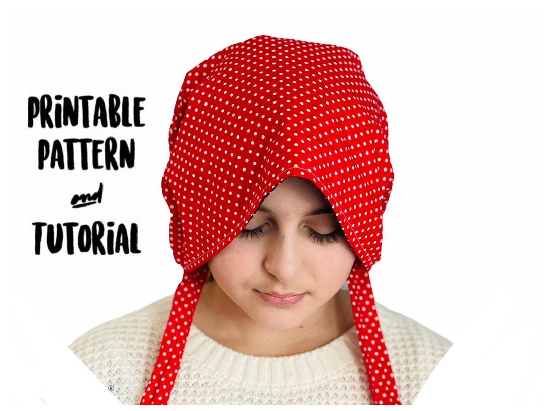 Learn to Sew Handsmaid Handmaiden Cap - Women’s - DIY - PDF - Quick ...