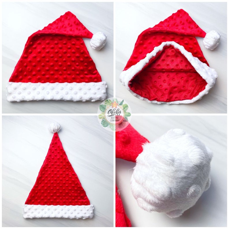 Easy 15 Minute Santa Hat Sewing Pattern & VIDEO Tutorial - Etsy