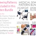 Cancer or Surgery Sewing Pattern Bundle & VIDEO Tutorial Printable PDF ...
