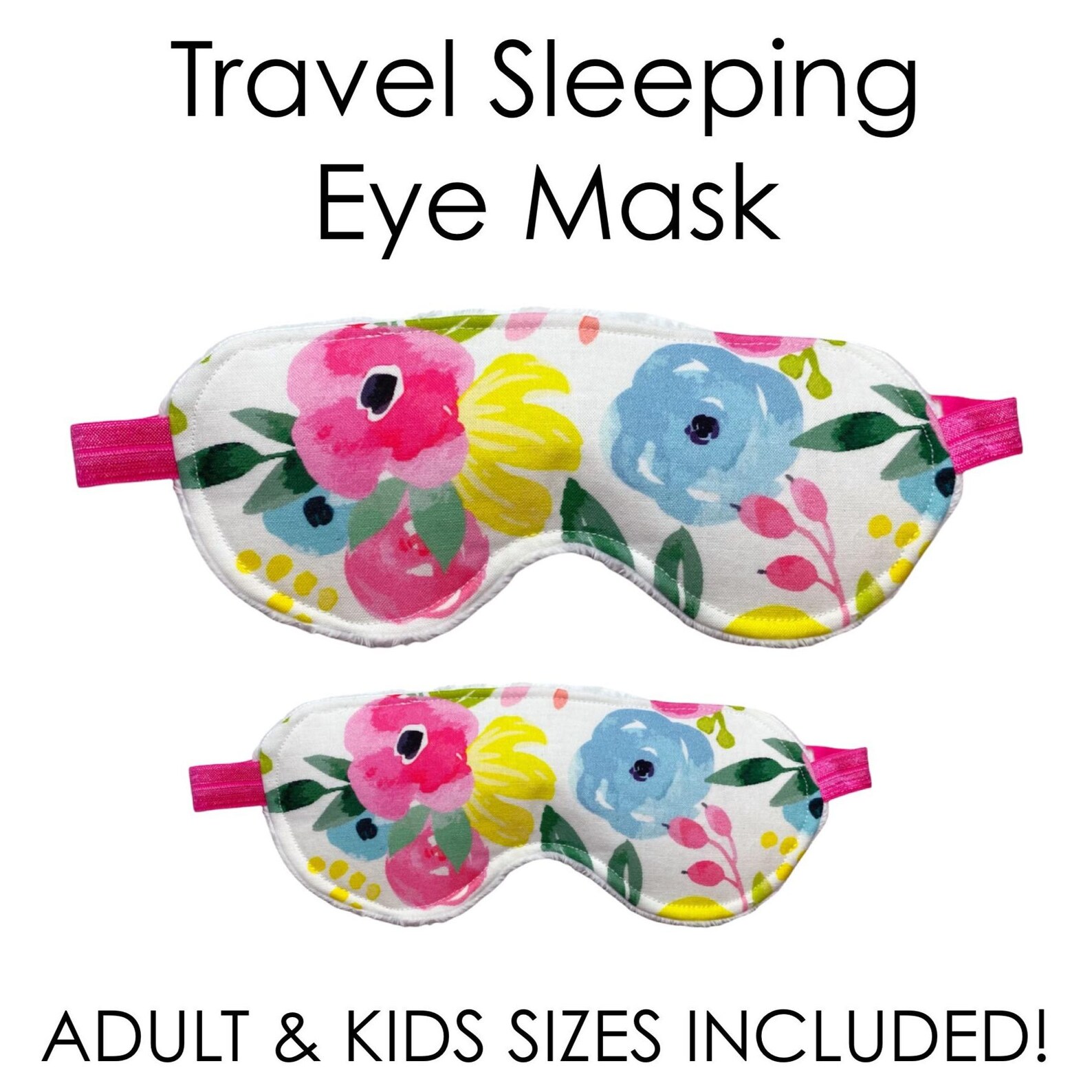 EASY Sleep Eye Mask Sewing Pattern PDF | Travel Eye Mask for Kids ...
