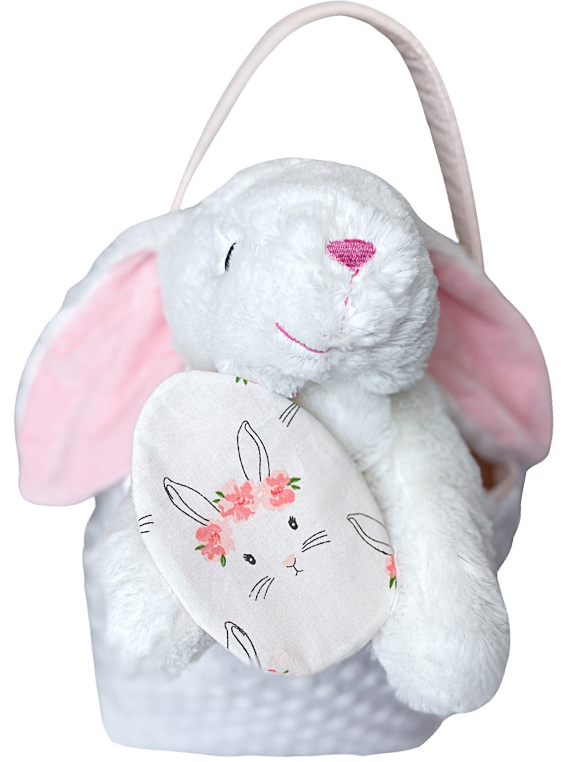 EASY Easter Basket and Fillable Fabric Easter Eggs Bundle - Etsy