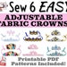Elegant Fabric Crown Sewing Pattern & VIDEO Tutorial | Printable PDF ...