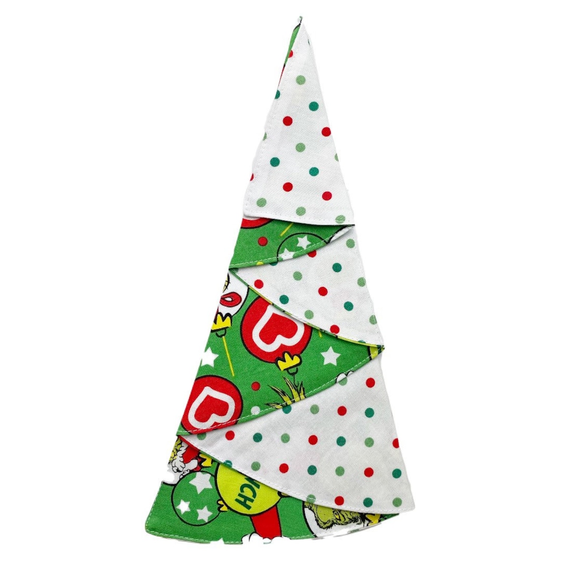 EASY Reusable Christmas Tree Fabric Napkin Sewing Tutorial | Sew ...