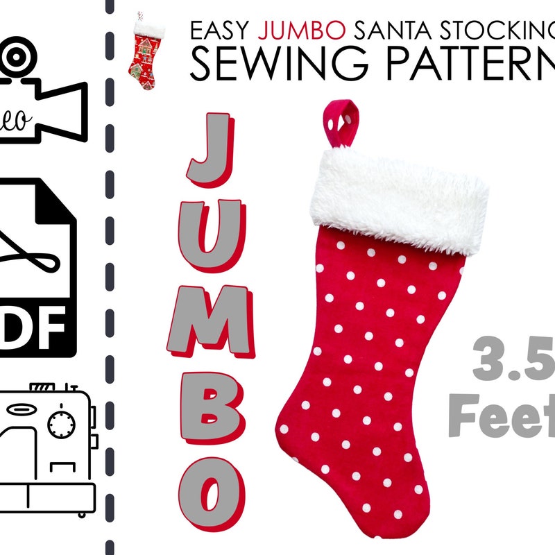 Extra Large Christmas Stocking - Etsy