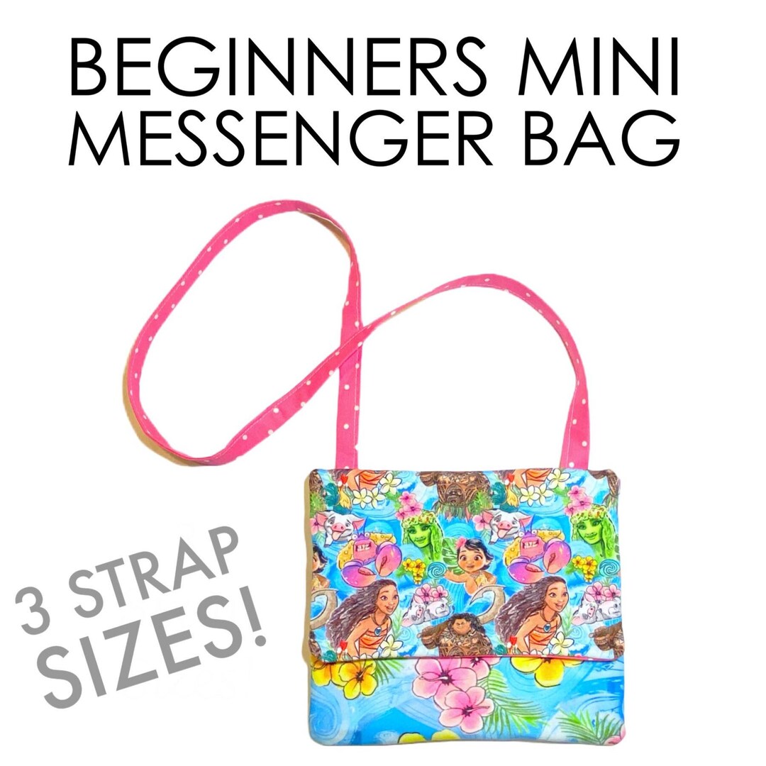Mini Messenger Bag Purse Sewing Pattern & Tutorial | Sew | Pattern ...