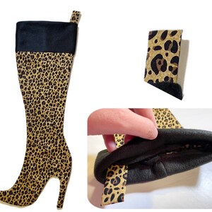 BESTSELLER Stiletto Boot High Heel Christmas Stocking Sewing Pattern ...