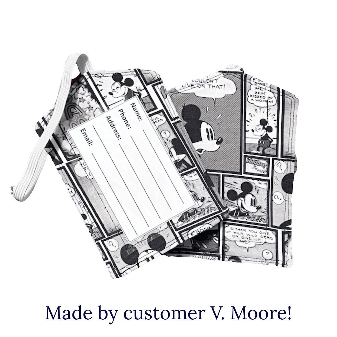 EASY Luggage Tag Sewing Tutorial Sew Pattern DIY Gift - Etsy