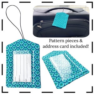EASY Luggage Tag Sewing Tutorial | Sew | Pattern | DIY | Gift to Sew ...