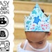 Royalty Fabric Crown Sewing Pattern & VIDEO Tutorial | Printable PDF ...