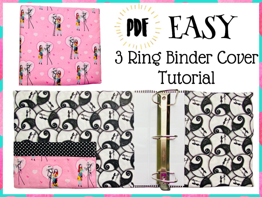 EASY Beginners Sewing Deluxe Binder Cover | Project | Pattern | How to ...