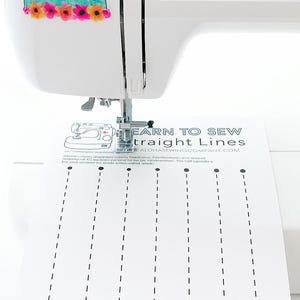 Learn to Sew Practice Sheets | Printable Sewing Patterns for Beginners ...