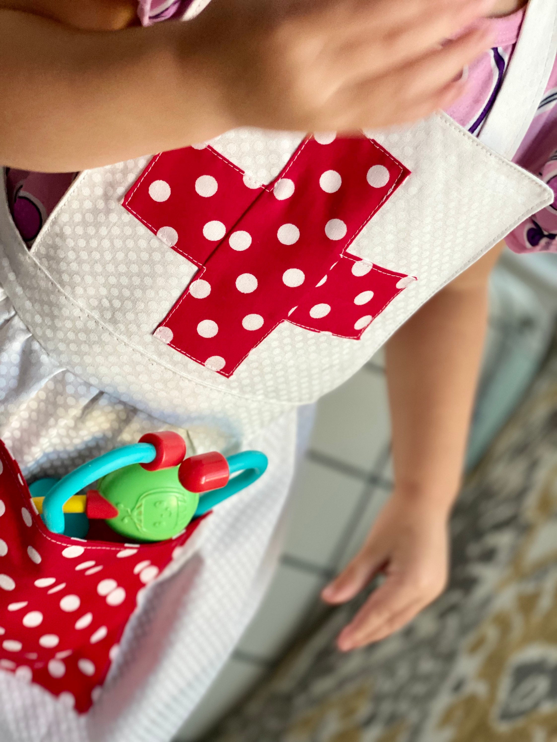 Learn to Sew a Nurse Apron Costume Sewing Project How to - Etsy