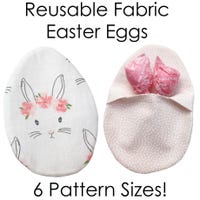 Fabric Fillable Easter Egg Sewing Pattern - Etsy