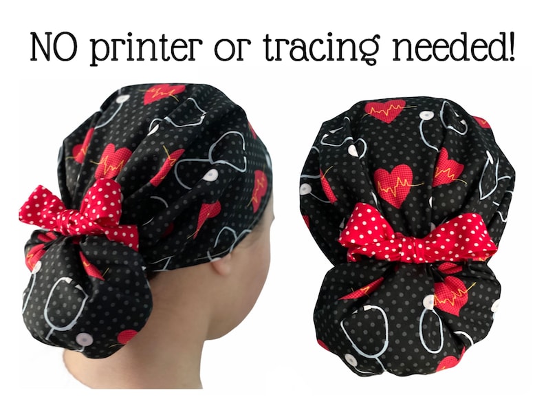 Learn to Sew a Reversible Scrub Cap Easy Nurse Hat - Etsy