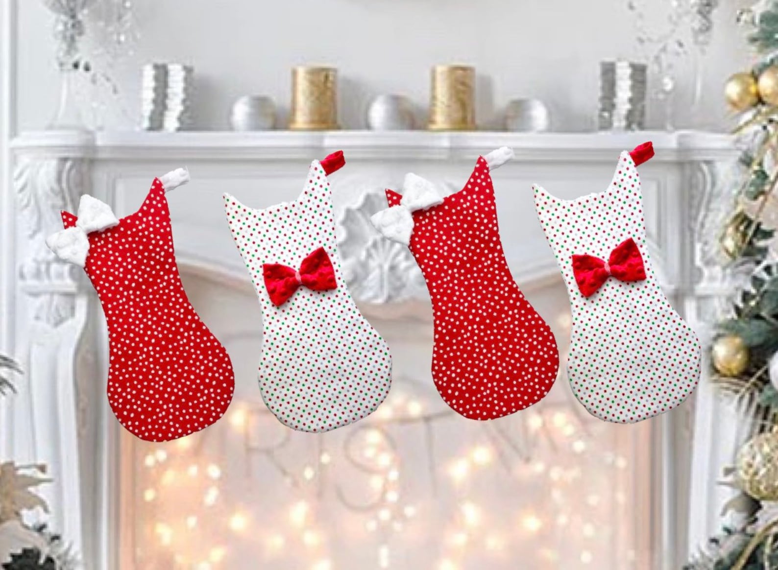 Kitty Cat Animal Christmas Stocking Sewing Pattern & Tutorial | Sew ...