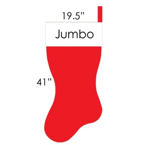 Jumbo XXLARGE Santa's Christmas Stocking Sewing Pattern With a Video ...