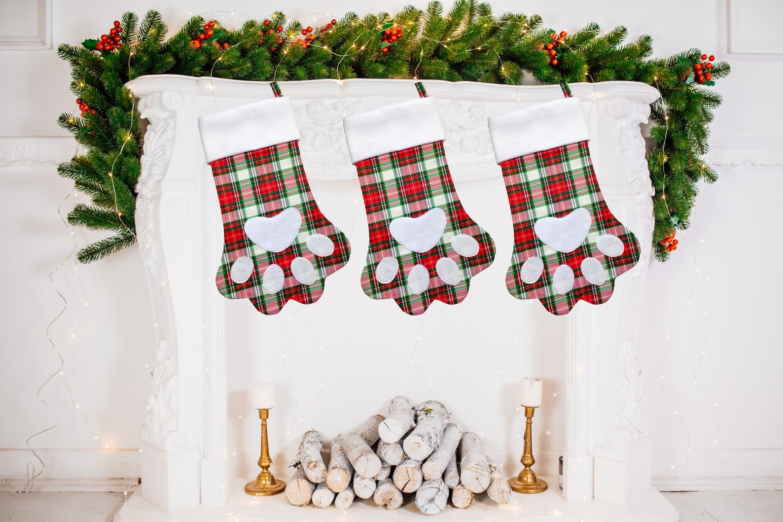 Animal Paw Stocking Sewing Pattern & Tutorial Christmas - Etsy