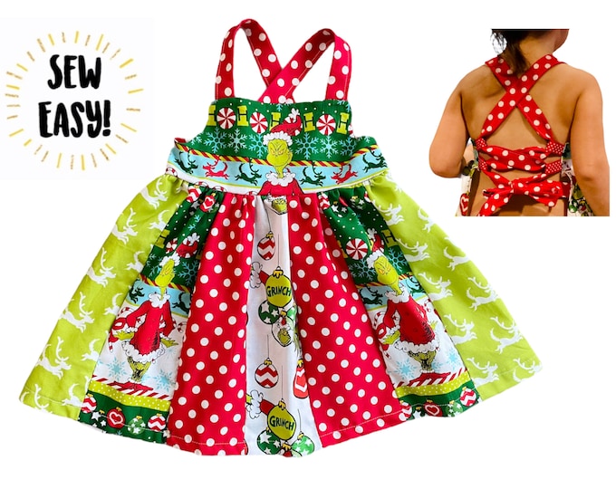 Patchwork Dress Flower Dress Girl Dress Kids Dress Child Dress Birthday ...