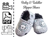 Sewing Pattern for Baby Wool Felt Shoes, Tutorial PDF Digital Download ...