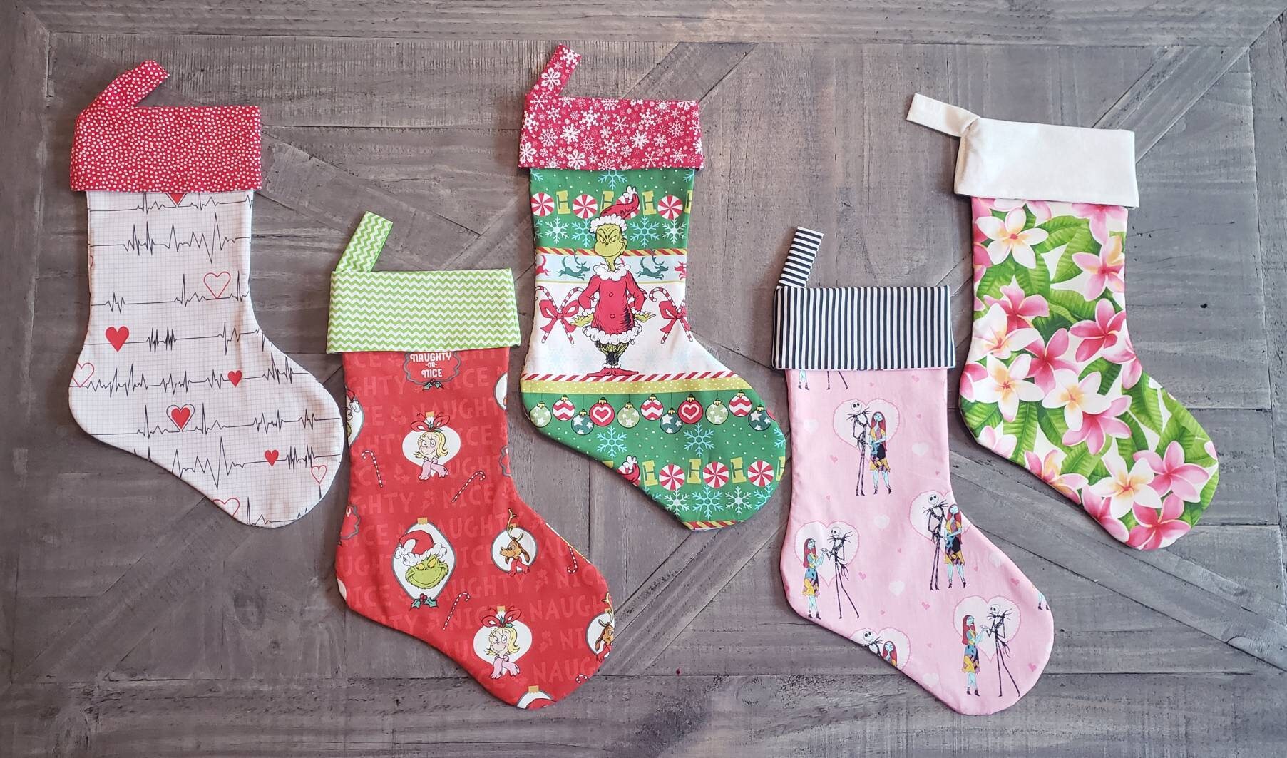 Learn to Sew a Christmas Stocking Sewing Pattern and - Etsy