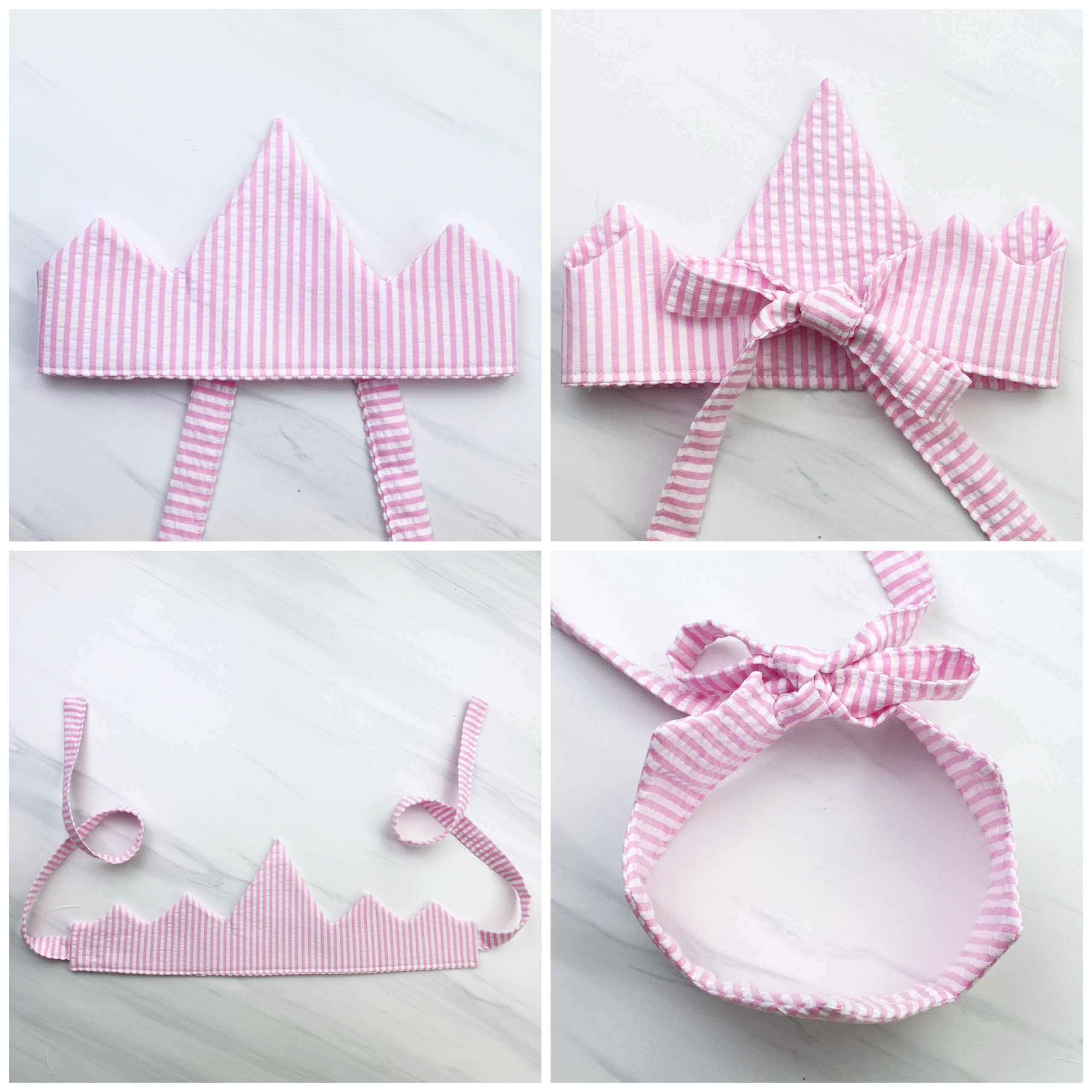 Traditional Fabric Crown Sewing Pattern & VIDEO Tutorial - Etsy UK