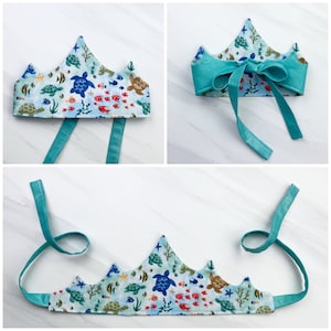 Royalty Fabric Crown Sewing Pattern & VIDEO Tutorial | Printable PDF ...