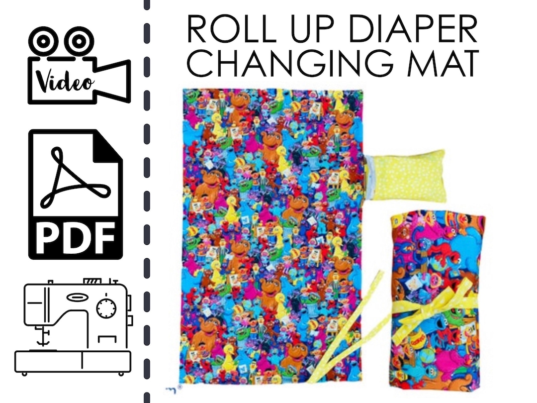 Diaper Changing Pad Sewing Tutorial | Sew | Pattern | Easy DIY | Baby ...