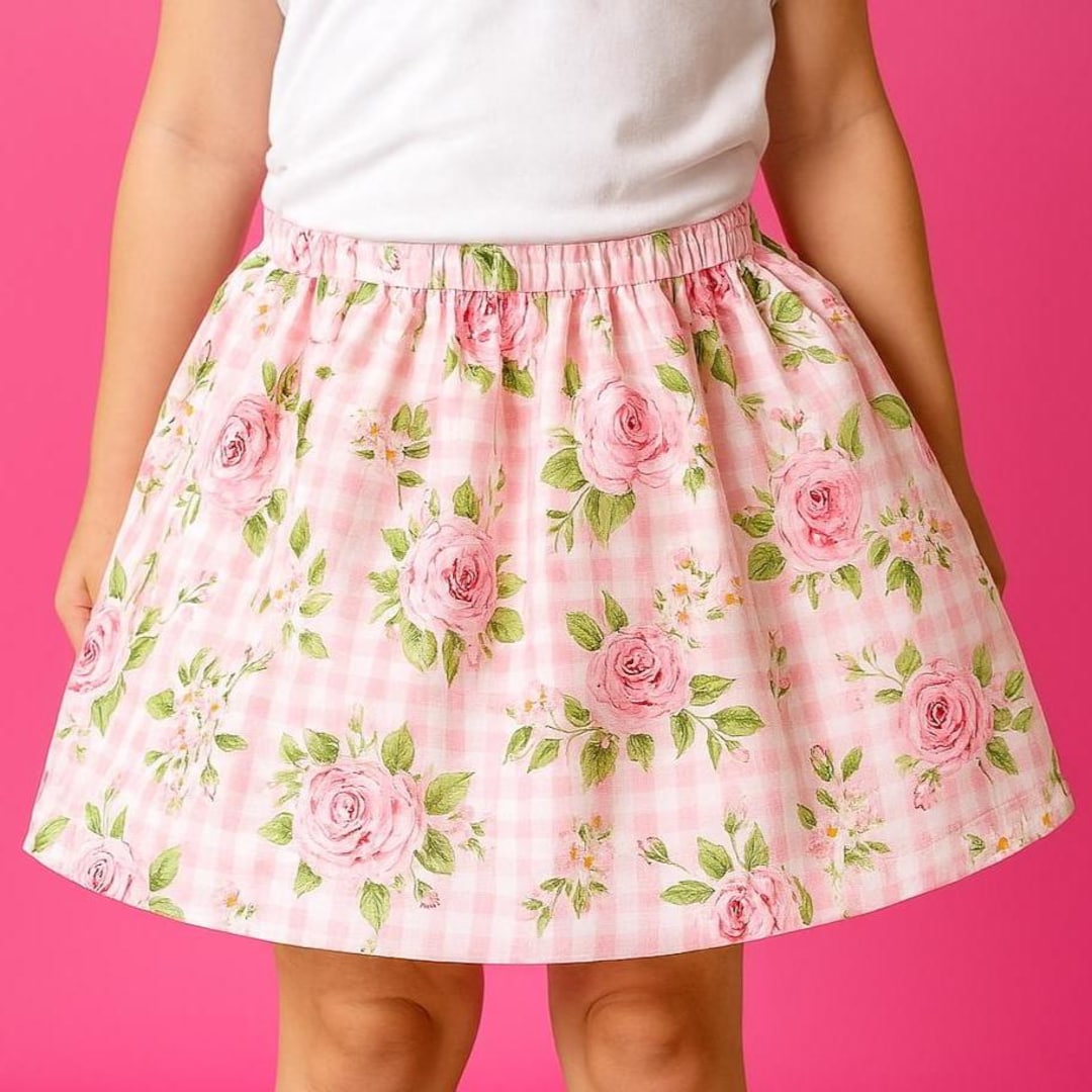 Easy Skirt Sewing Pattern & Tutorial PDF for Girls | Newborn to Size 10 ...