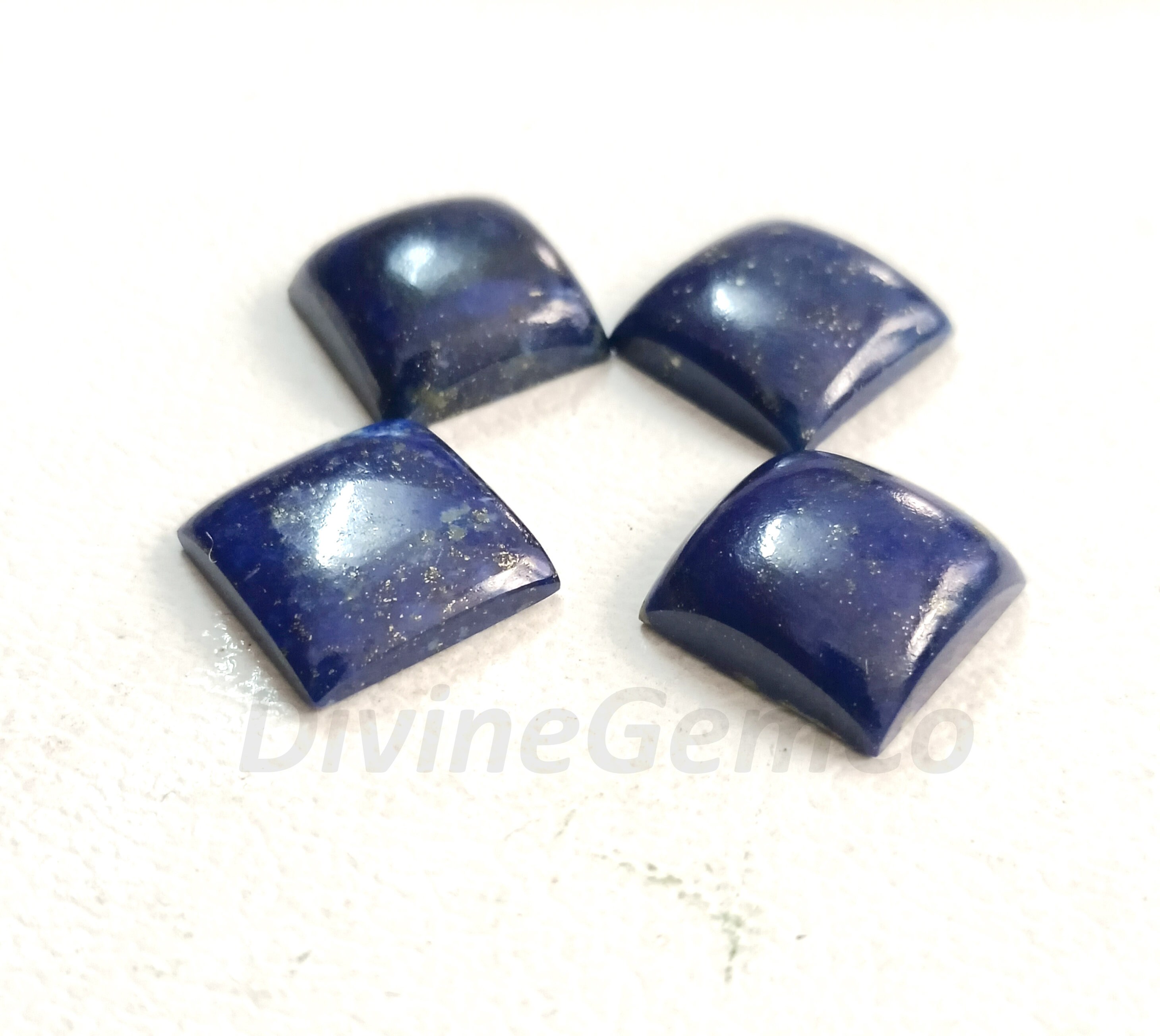 Natural Lapis Lazuli Square Shape Cabochon Gemstone-lapis - Etsy