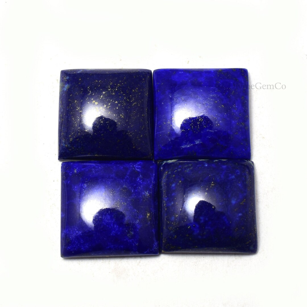 Natural Lapis Lazuli Square Shape Cabochon Gemstone-lapis - Etsy