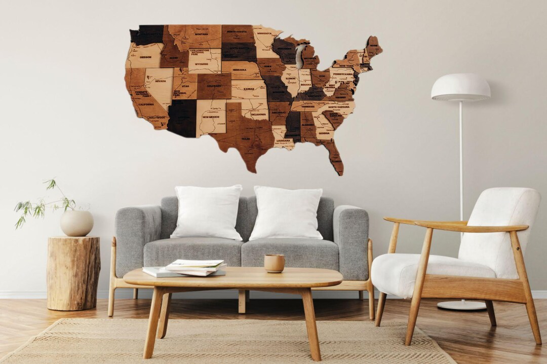 Buy United States Wall Map, Travel Map for Home or Office Wall ...
