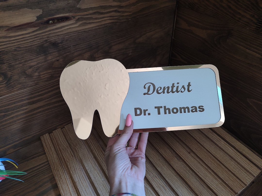 Personalized Tooth Door Sign: Custom Dental Office Decor - Etsy
