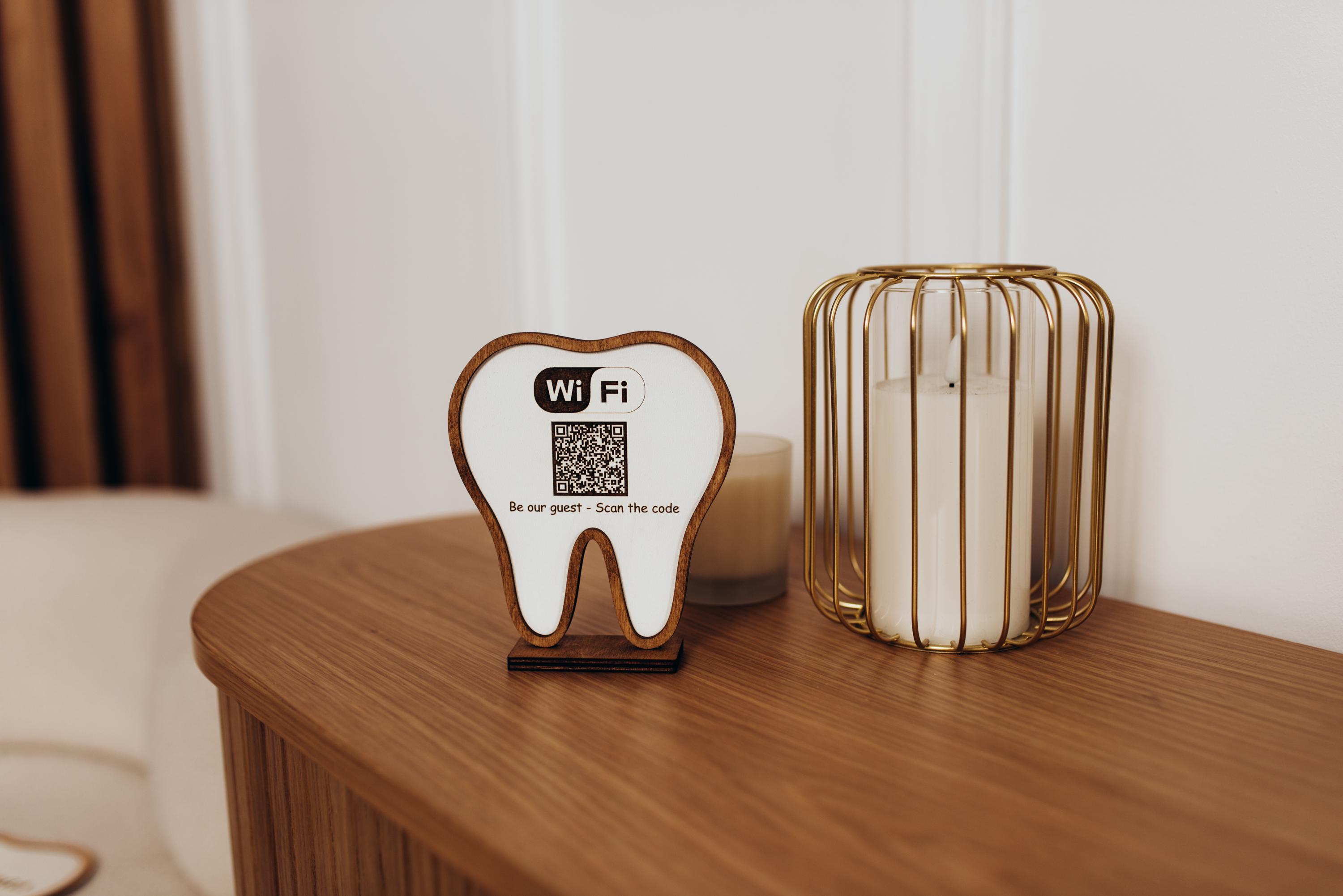 Tooth QR Code Sign: Custom Social Media Display for Dentist Office - Etsy