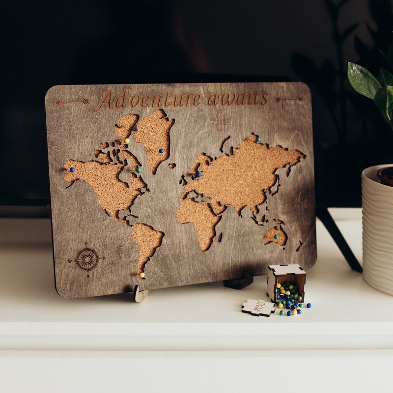 Cork World Map - Etsy