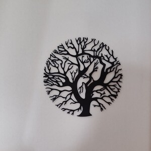 Tree of Life Wooden Wall Art, Nature-inspired Circle Decor, Spiritual ...