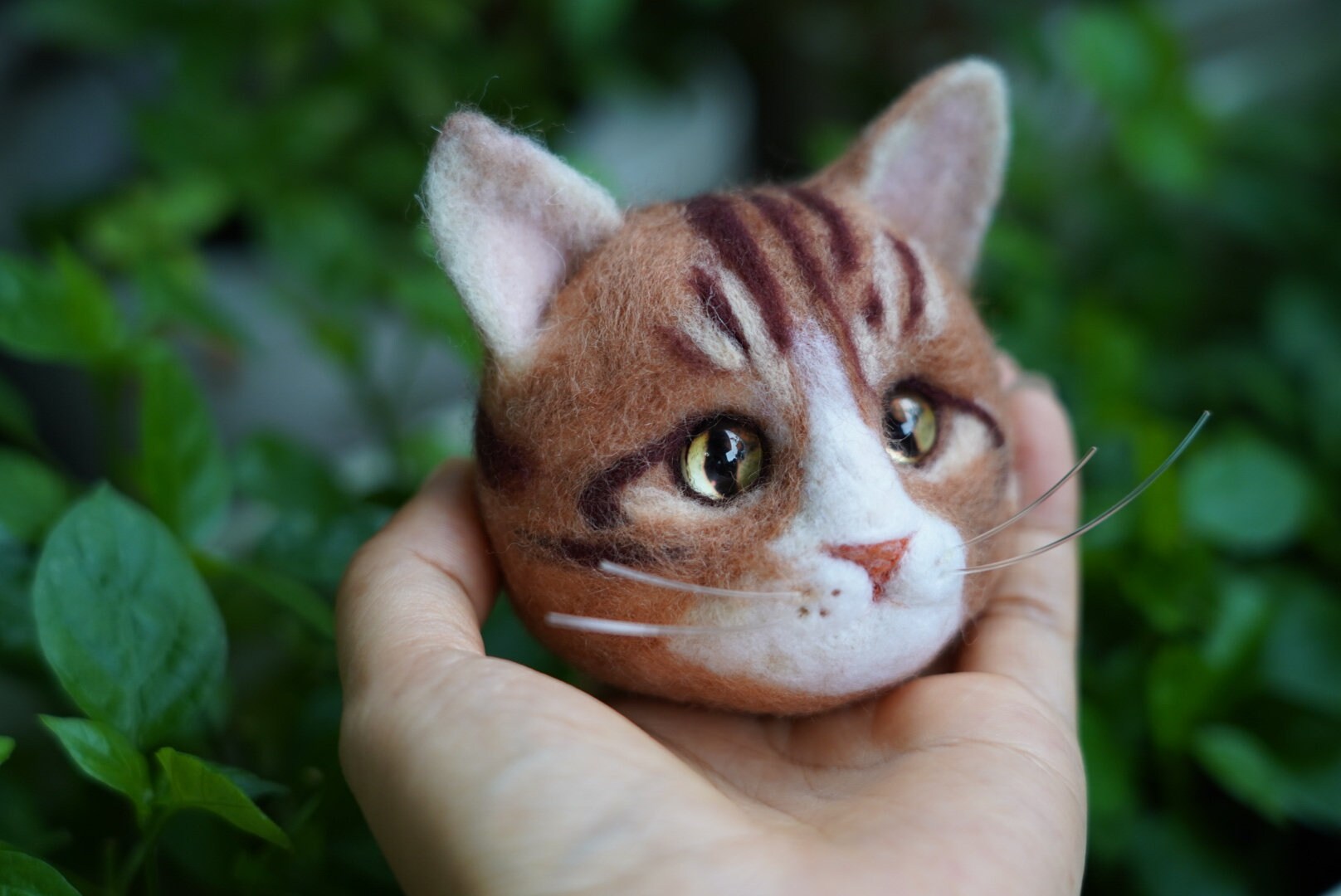 Cat Plush Custom - Realistic Cat -needle Felted Cat -plush Toy - Custom ...
