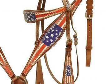American Flag Horse Tack - Etsy