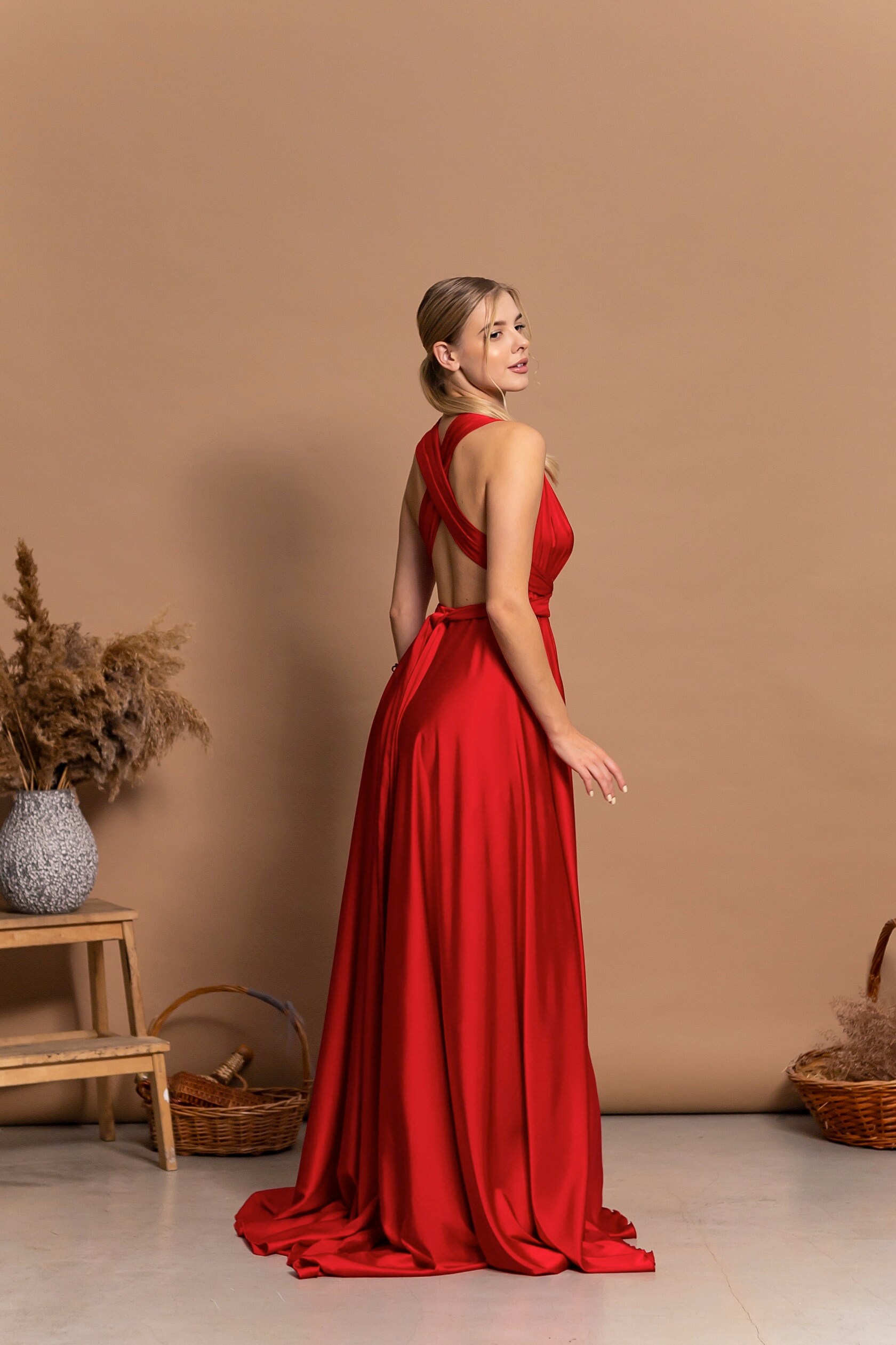 Formal Dress Red Formal Dress Modest Formal Dress Winter Formal Dress ...