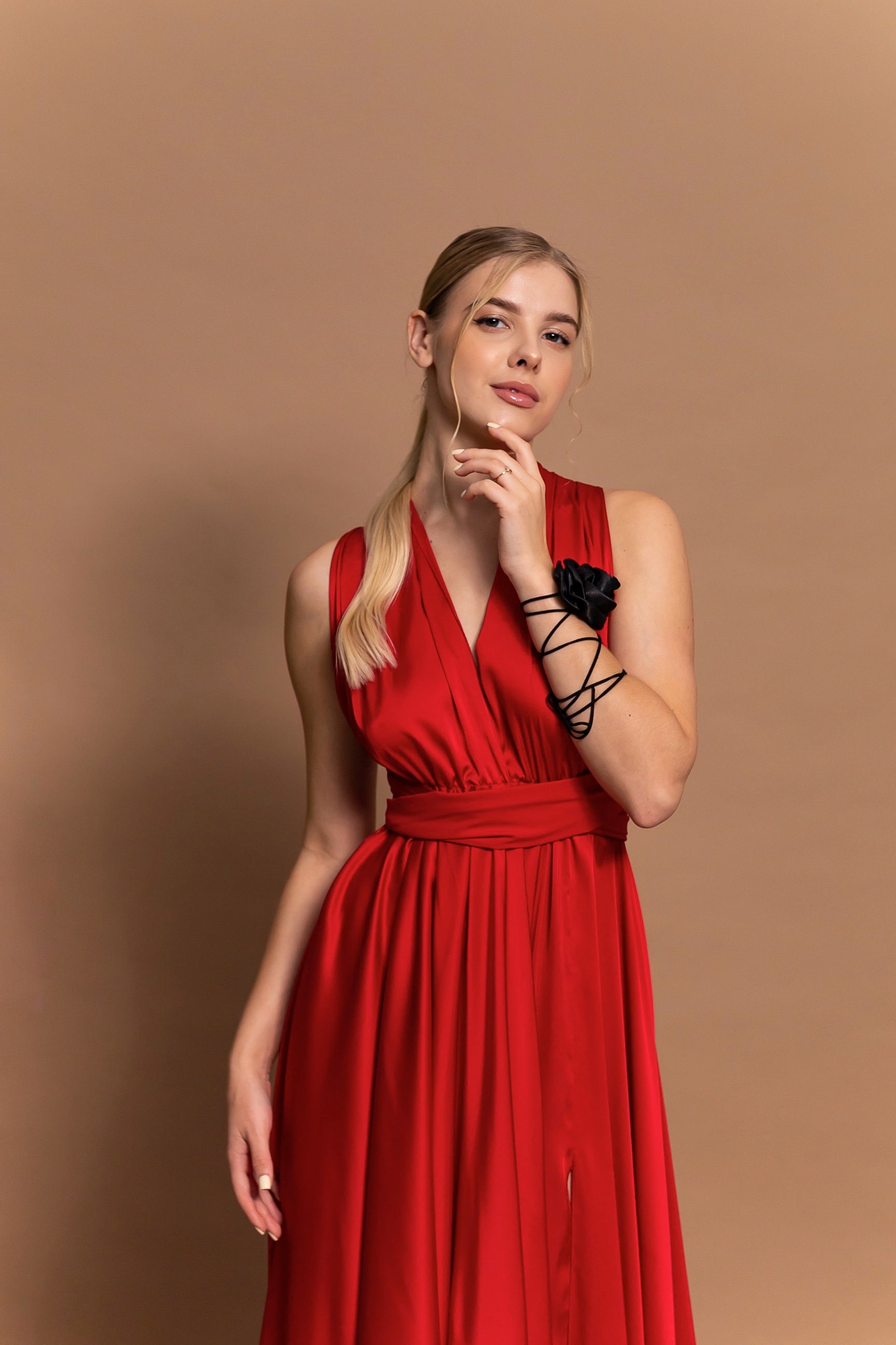 Formal Dress Red Formal Dress Modest Formal Dress Winter Formal Dress ...