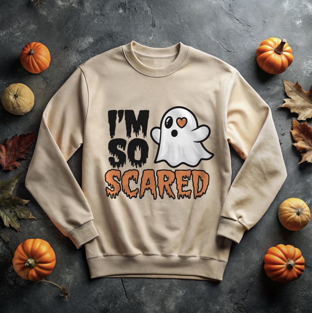 Halloween SVG PNG, Halloween I'm so Scared Shirt SVG Cricut, Halloween ...