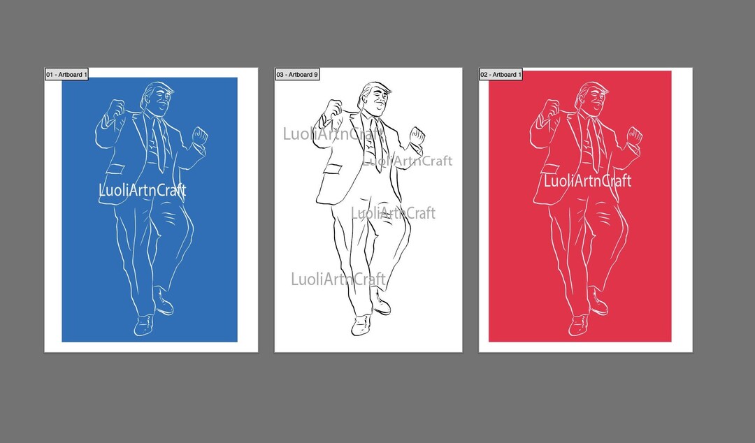Dancing Trump Vector, SVG PNG, Funny Trump, Funny Trump Gift, 2024 Gift ...