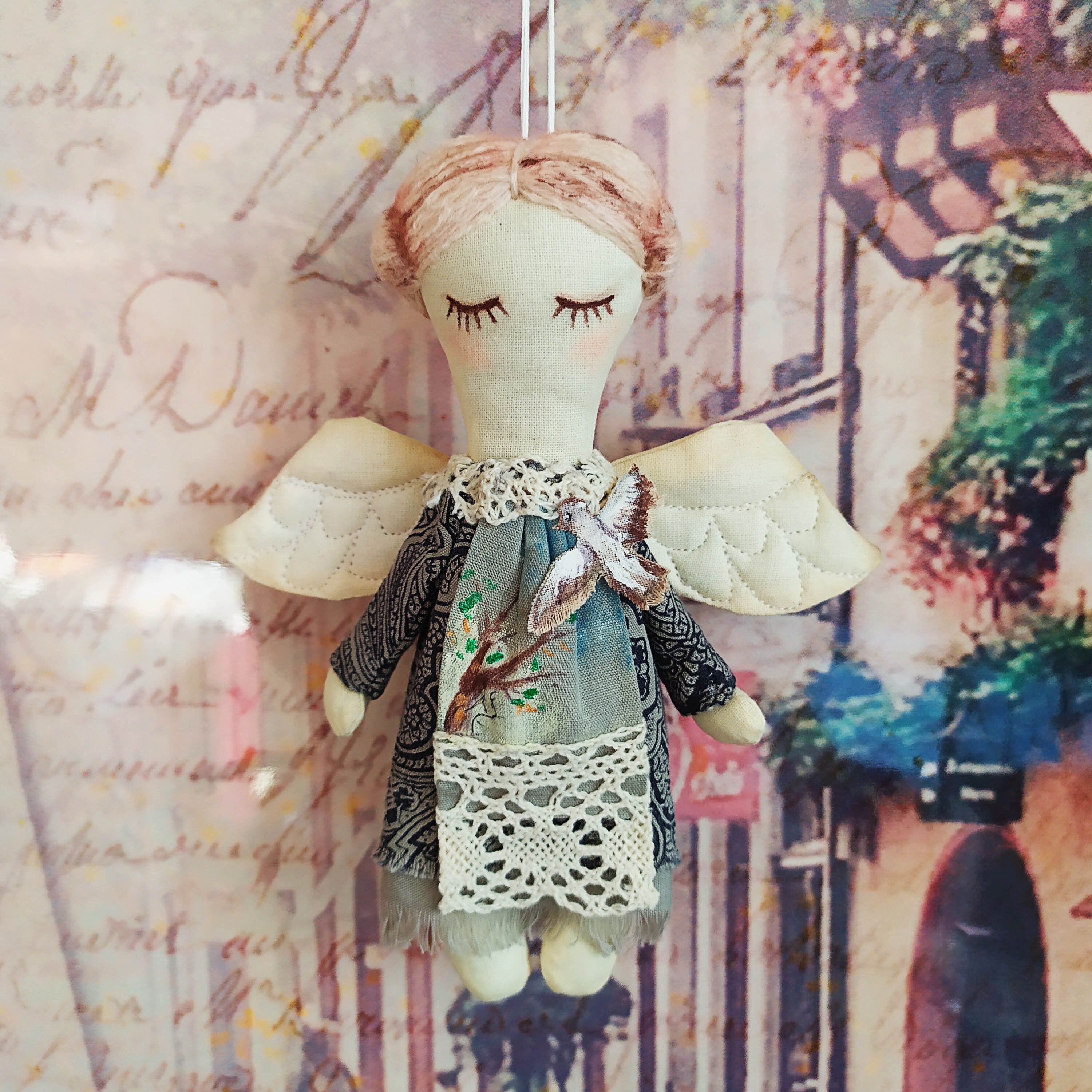 Sewing tutorial Angel Angel wings DIY handmade doll | Etsy