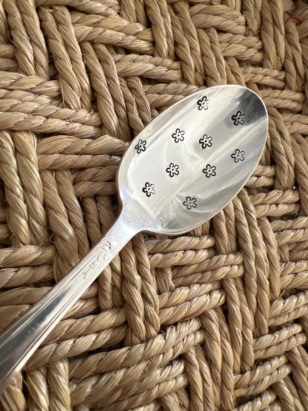 DESSERT SPOON Hand-engraved and Customizable the Patterns - Etsy