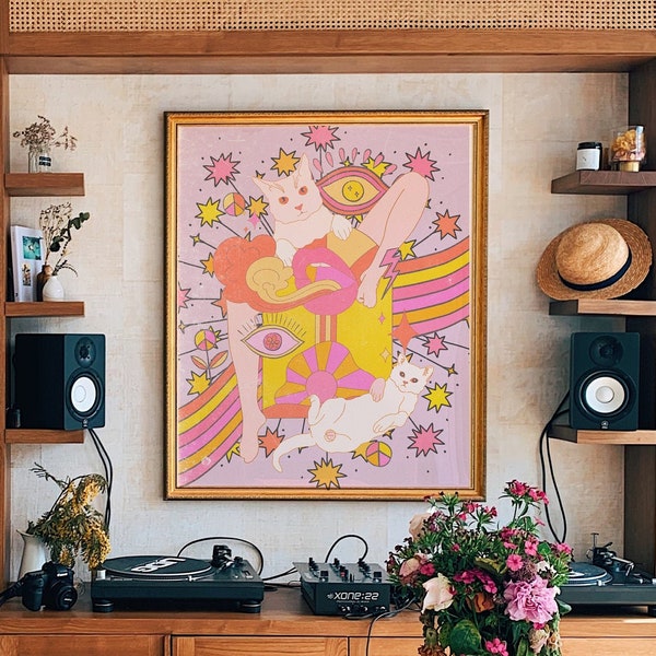 70s Psychedelic Art - Etsy