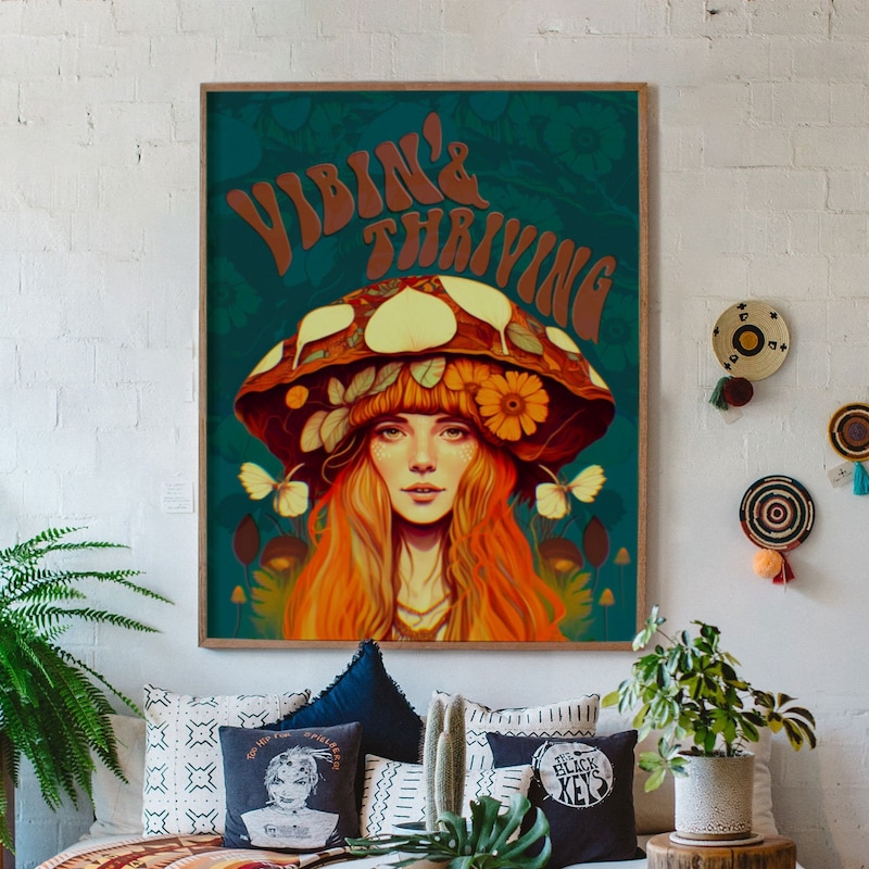 Hippie Poster - Etsy