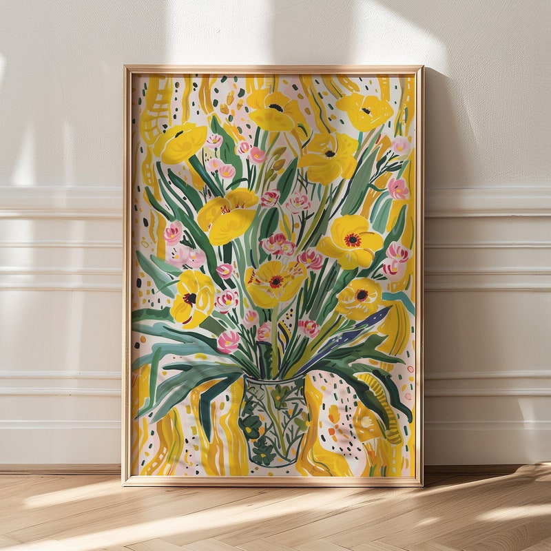 Yellow Matisse Print - Etsy