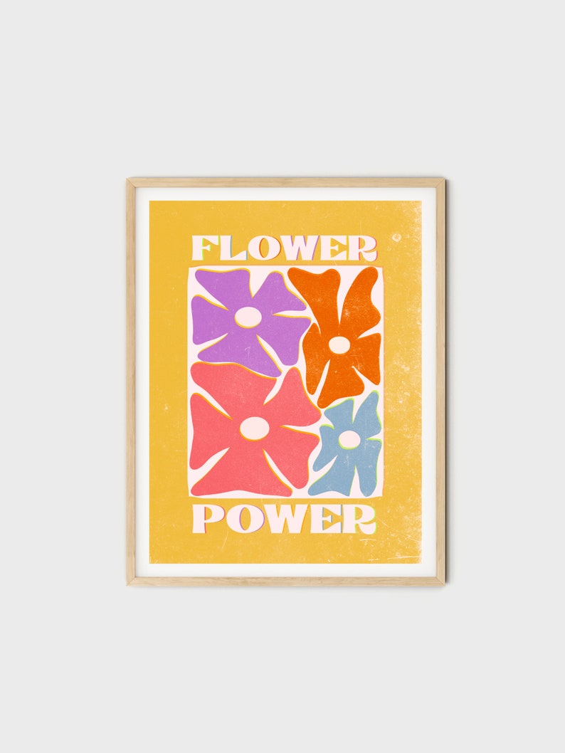 Flower Power Hippie 60s Decor Retro 60s Home Decor 70s - Etsy