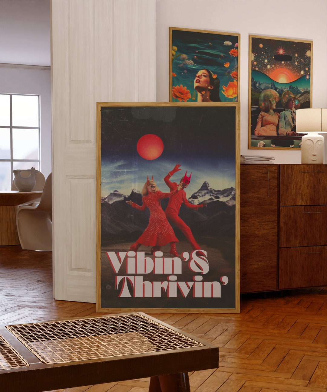 70s Poster, 70s Decor, Psychedelic Poster, 70s Retro Psychedelic Home ...