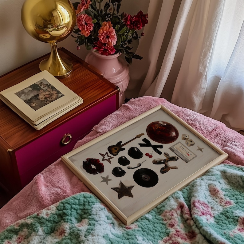 Y2K Indie Aesthetic Print, Retro Music Collage, Cool Girl Room Decor - Etsy