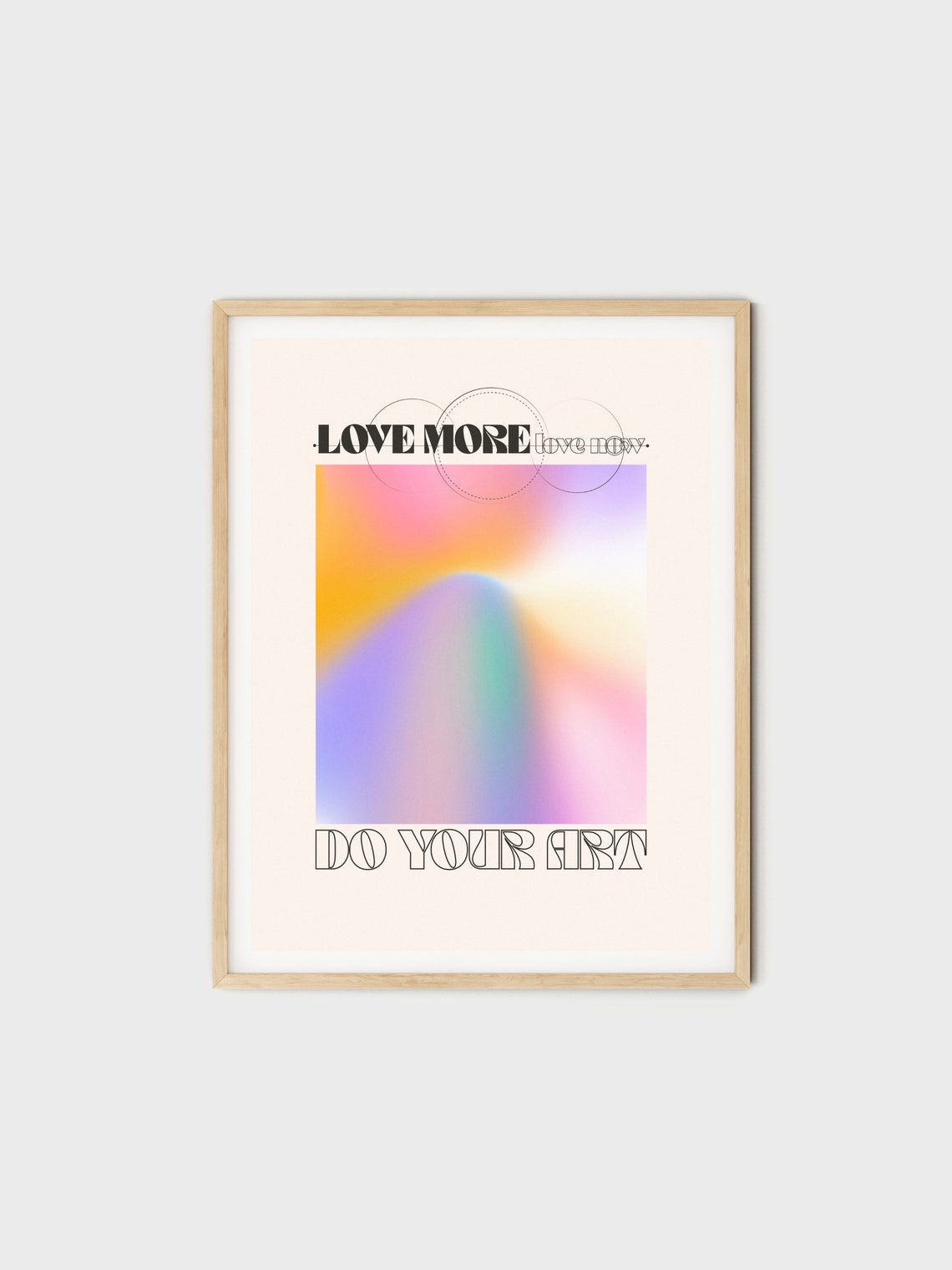 Retro Gradient Poster Aesthetic Room Decor Grainy Gradient - Etsy